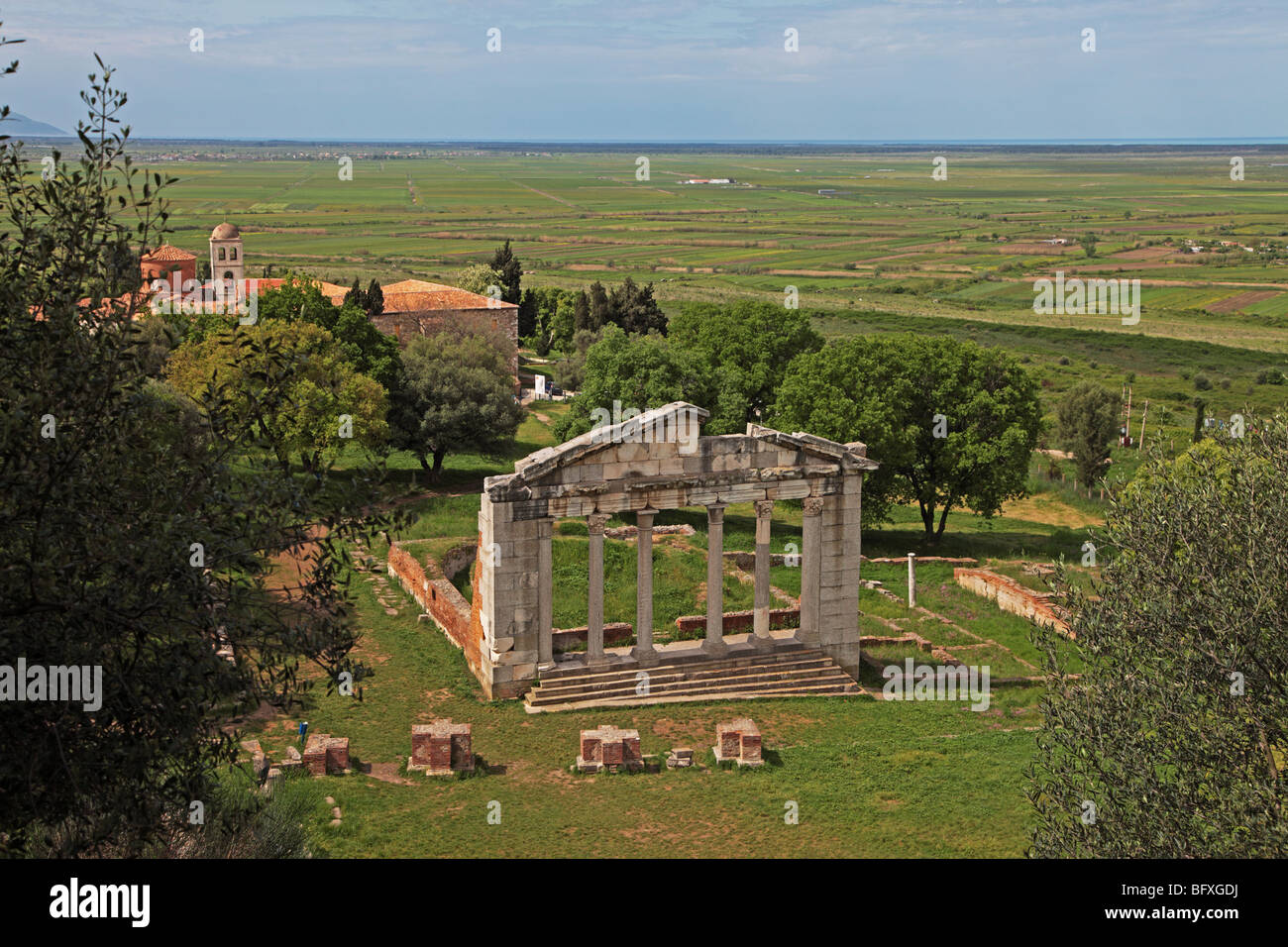 Ancient Greek ruins of Apollonia, Albania Stock Photo - Alamy