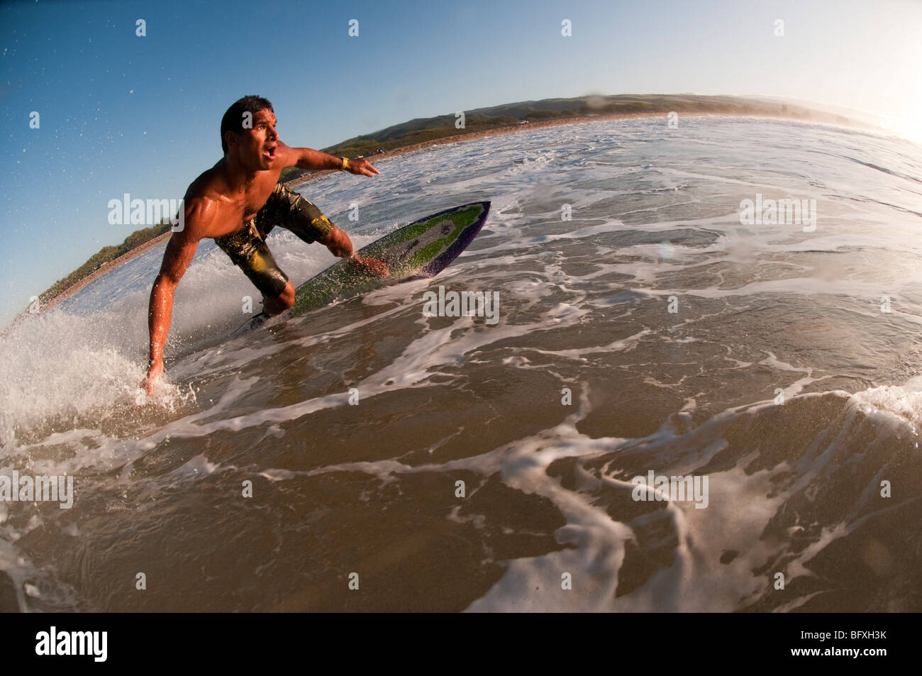 Surfer, shot from the water Stock Photo - Alamy