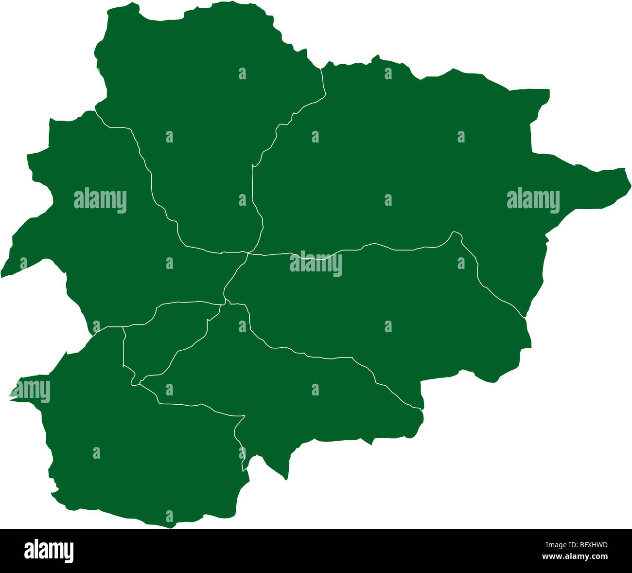 Andora map hi-res stock photography and images - Alamy
