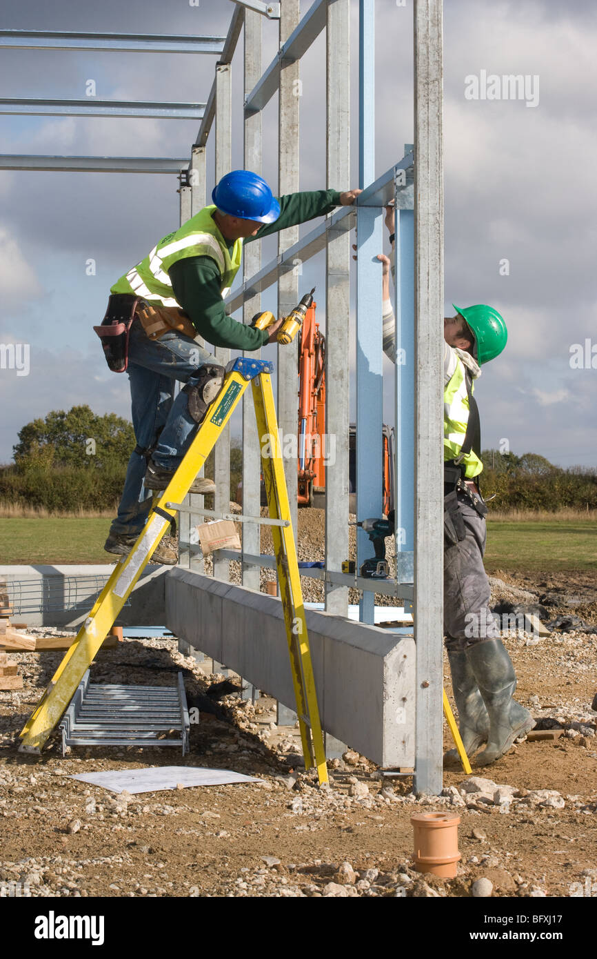 Construction Site Workers Stock Photo - Alamy