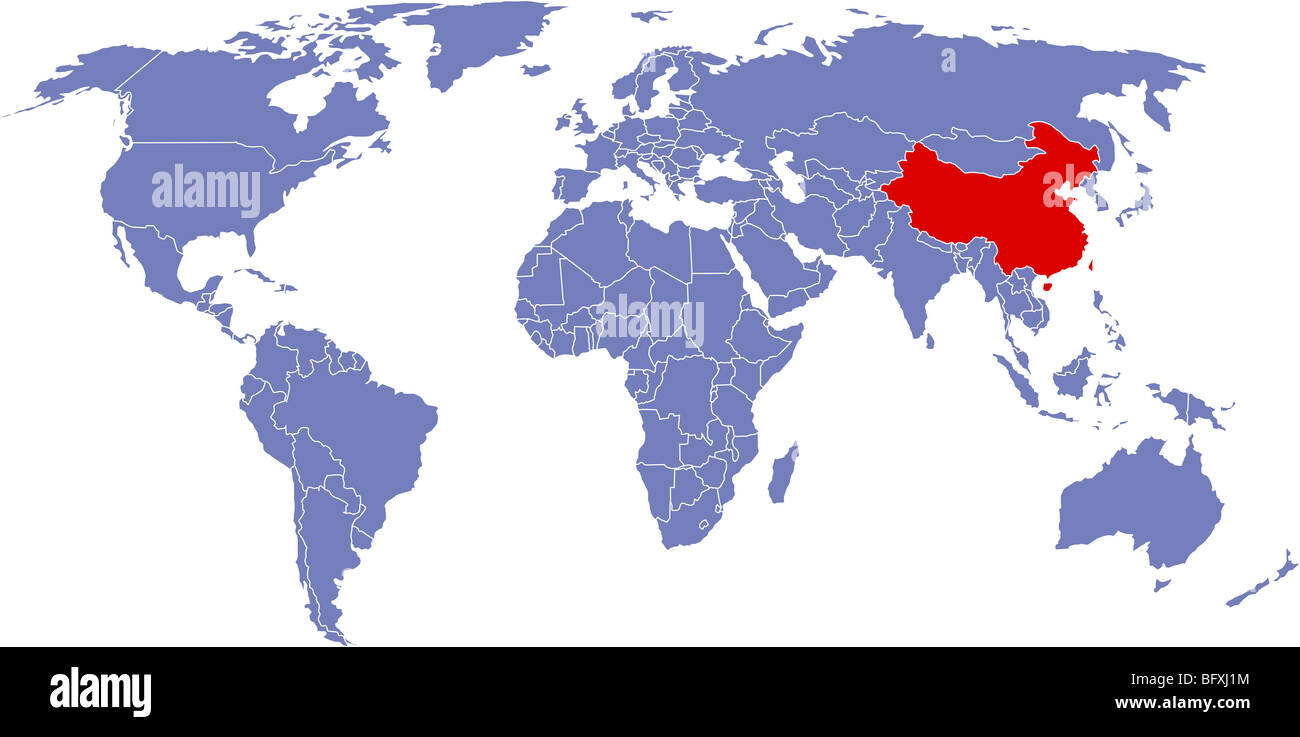 There is a global map of world Stock Photo - Alamy