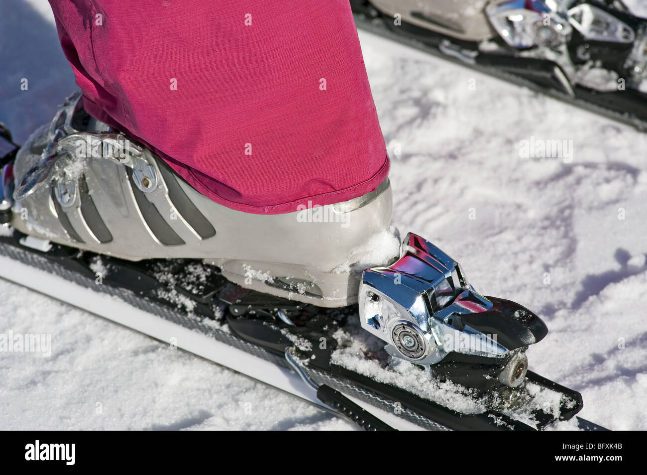 Skiing close up ski boot hi-res stock photography and images - Alamy