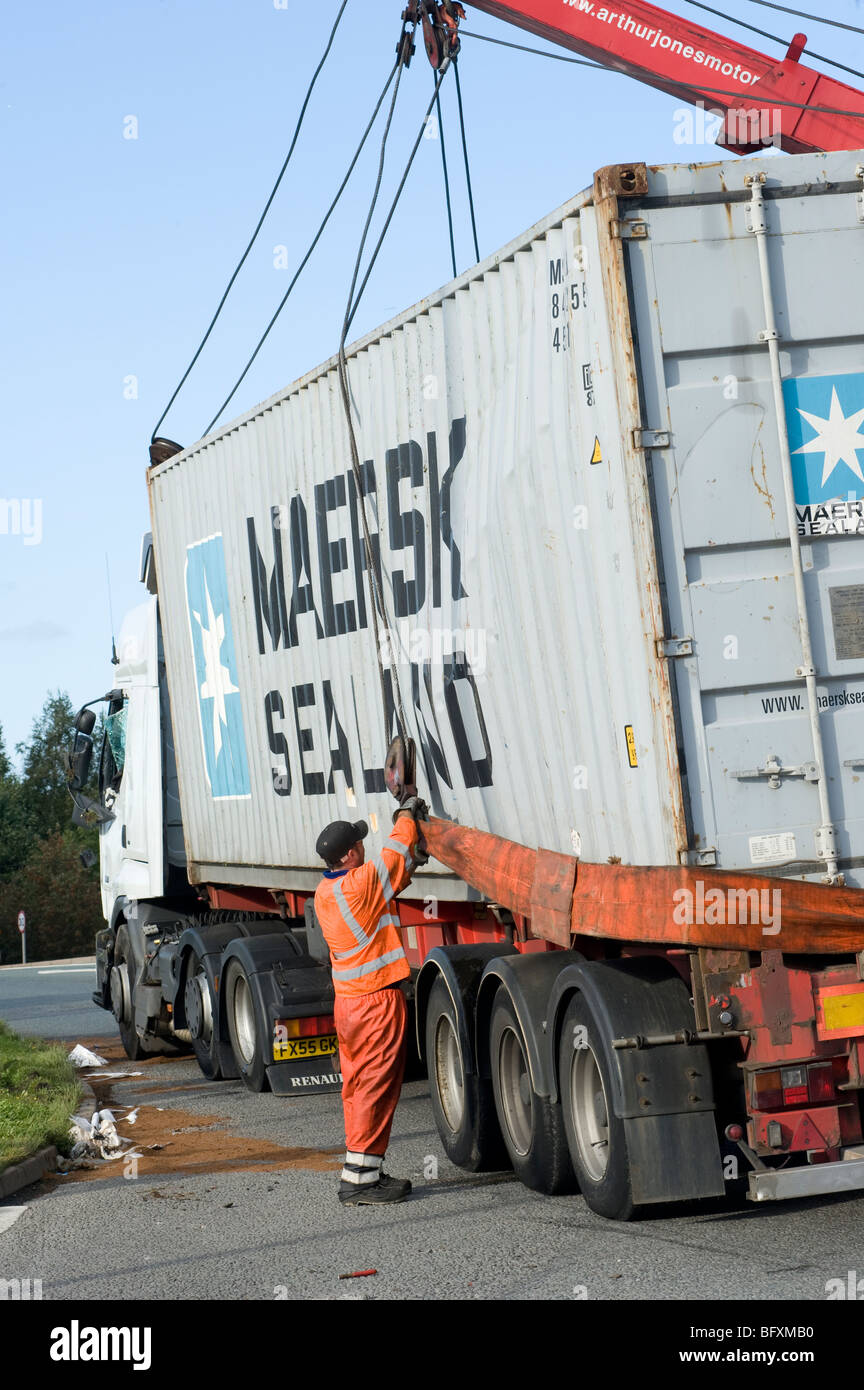 Lorry Accident Uk High Resolution Stock Photography and Images - Alamy