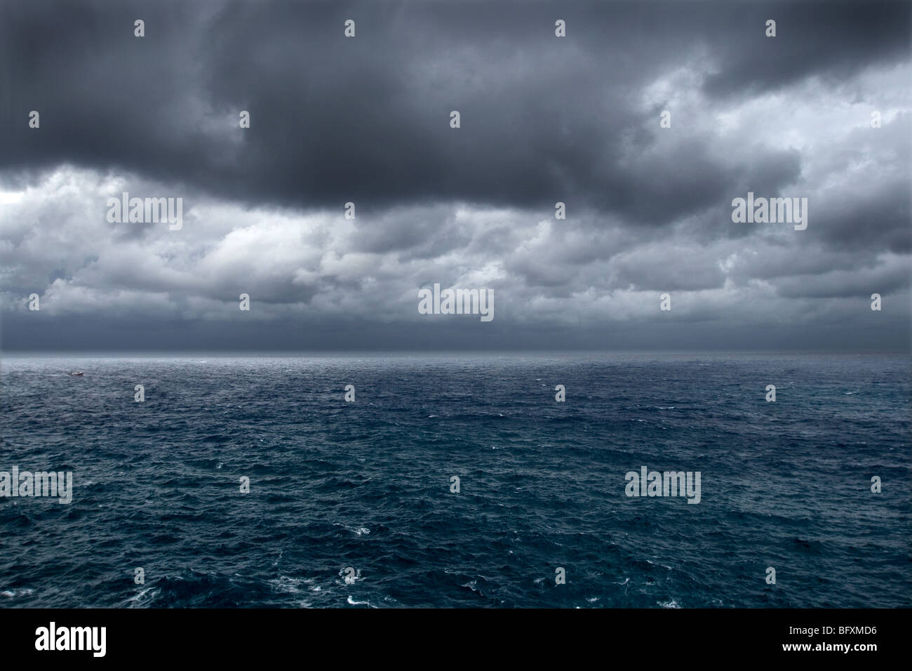 storm over the Port de Sóller coast, Mallorca, Spain Stock Photo - Alamy