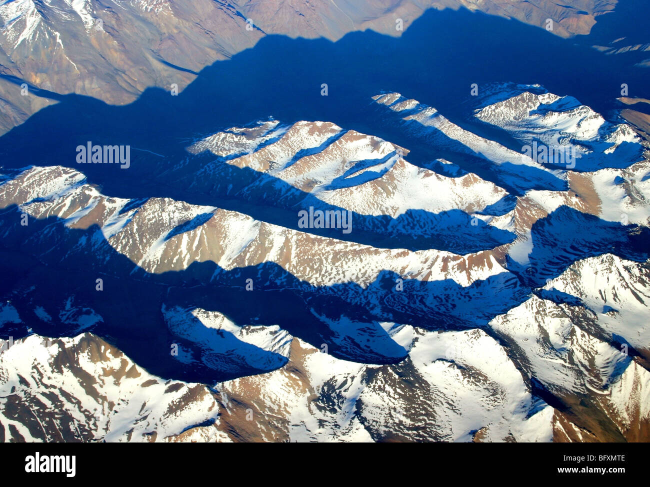 Aerial View of the Andes, Chile Stock Photo - Alamy