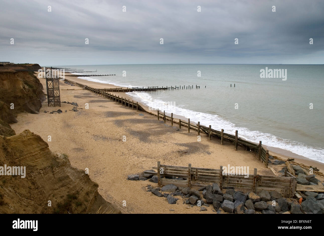 Happisburgh Beach Norfolk England Stock Photo - Alamy