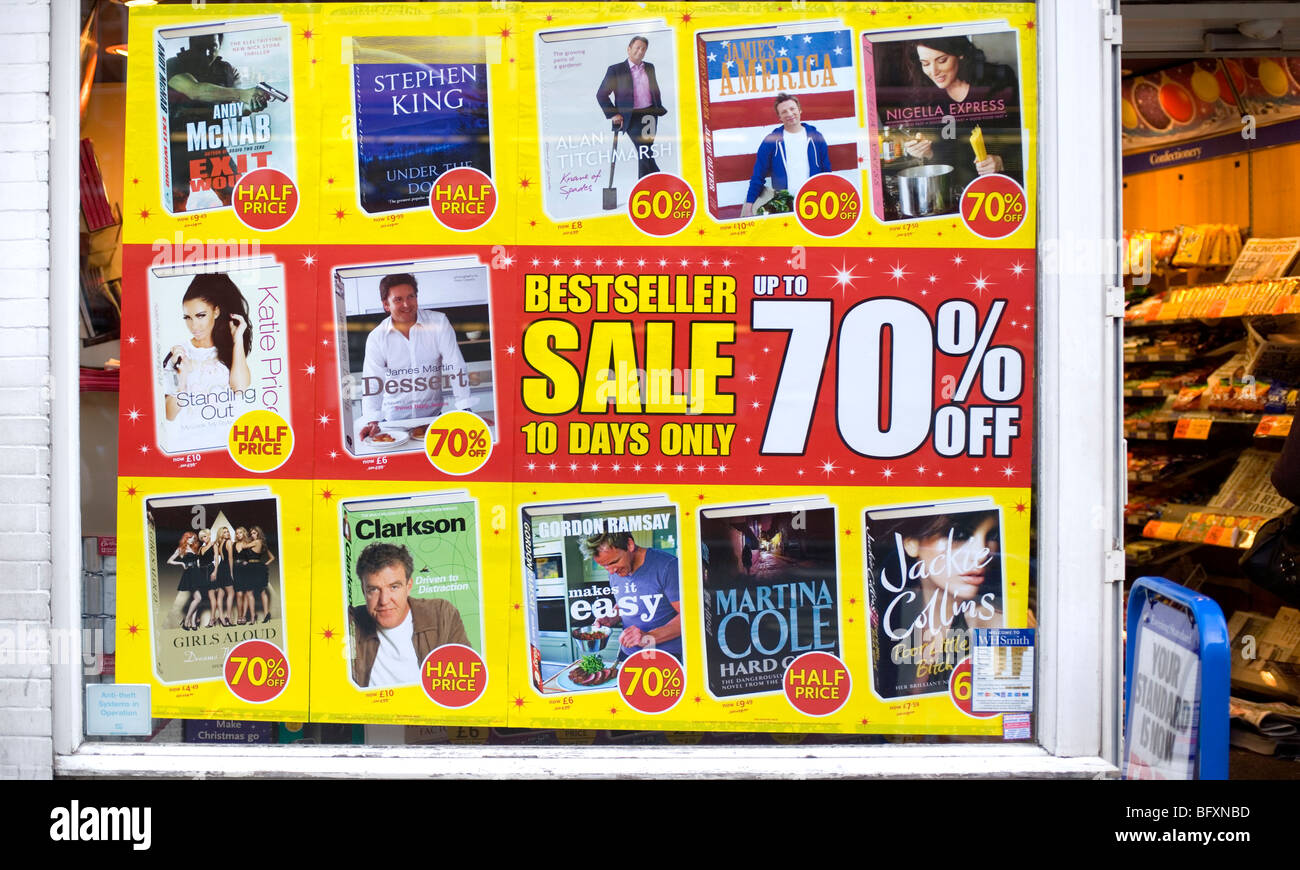 Best seller book sale promotion, Baker Street, London, England, UK ...