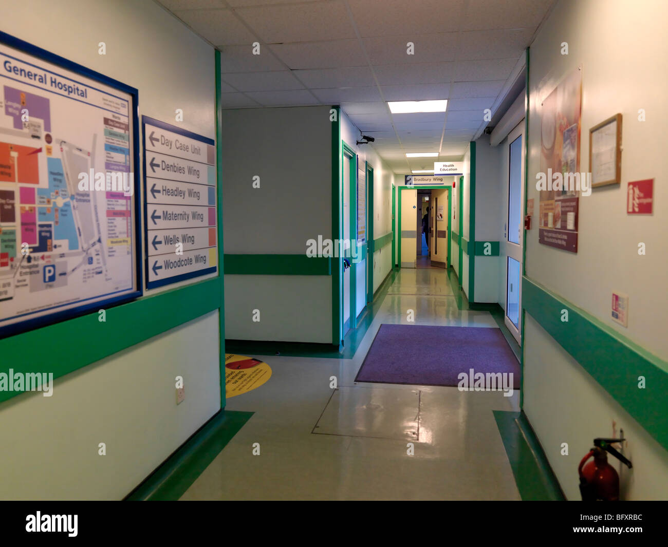 Nhs Hospital Corridor High Resolution Stock Photography and Images - Alamy
