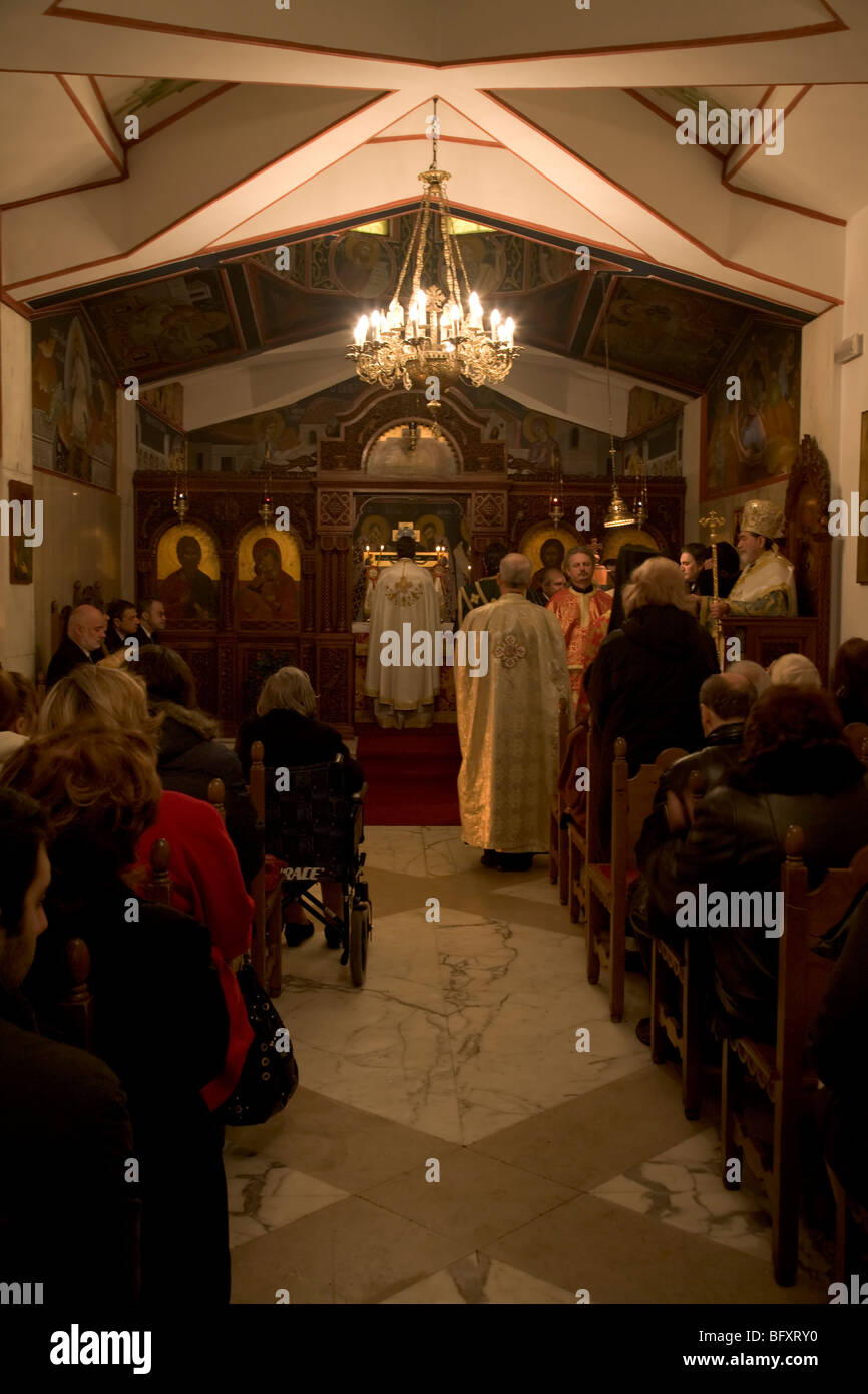 Sunday Service celebrating The Eucharist Greek Orthodox Church Rome ...