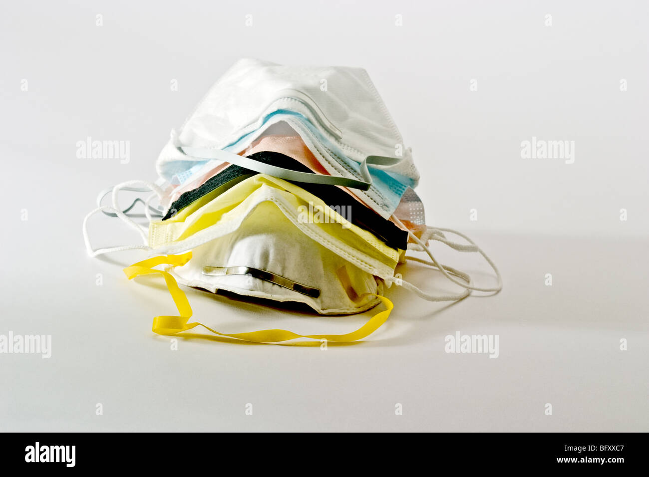 A pile of medical masks Stock Photo - Alamy
