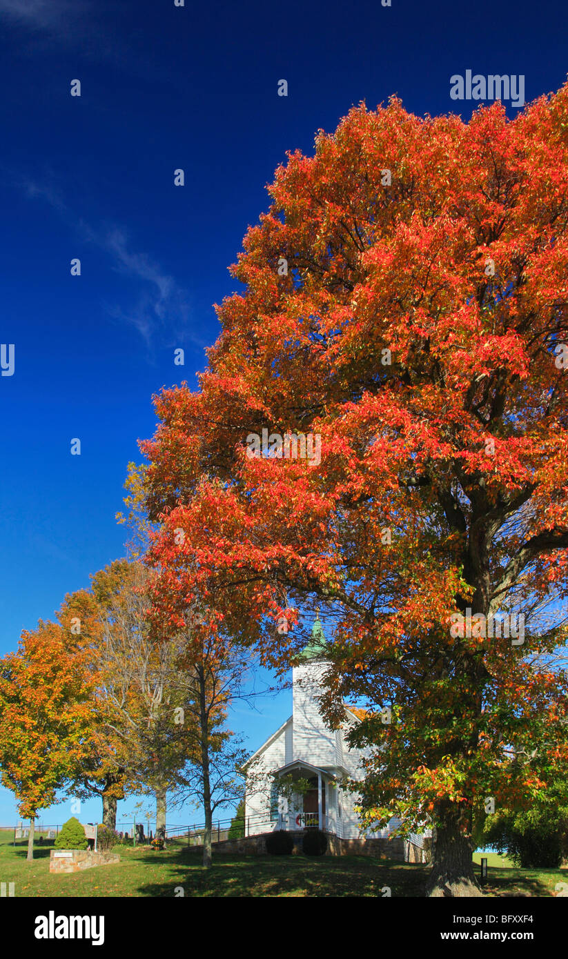 Methodist Church in McKinley, Virginia Stock Photo - Alamy