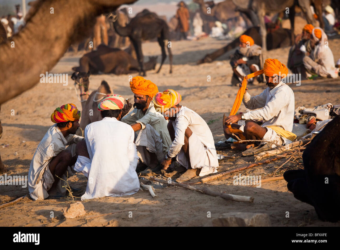 Rajput men at the Camel Fair in Pushkar India Stock Photo - Alamy