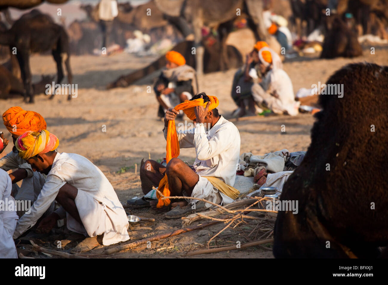 Rajput men at the Camel Fair in Pushkar India Stock Photo - Alamy