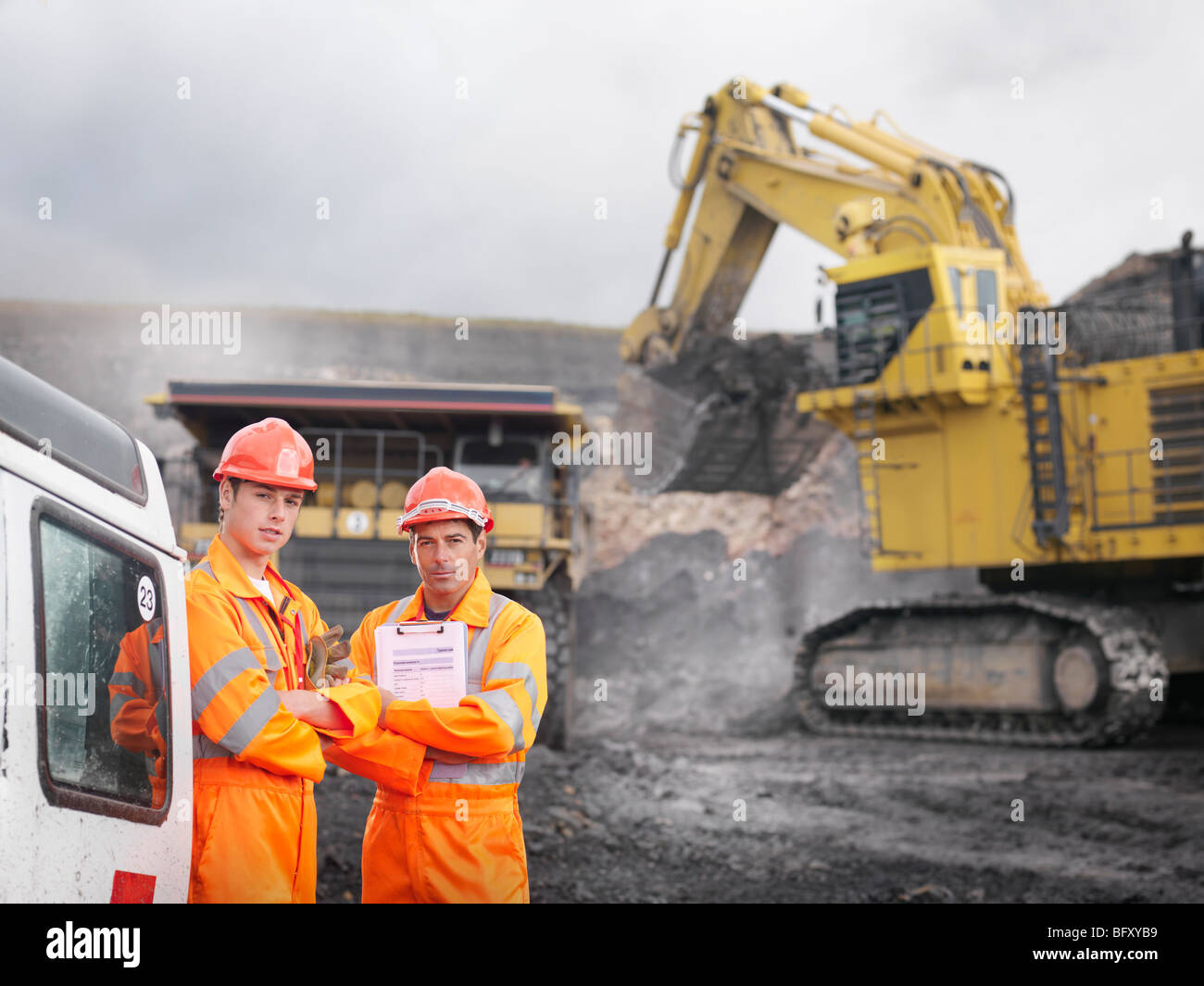 Mine foreman hi-res stock photography and images - Alamy