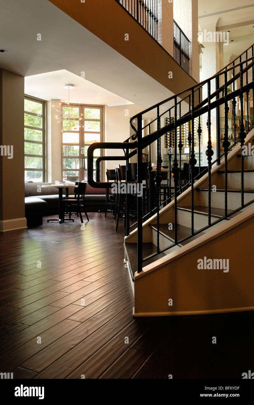 Wood floor windows low angle hi-res stock photography and images - Alamy