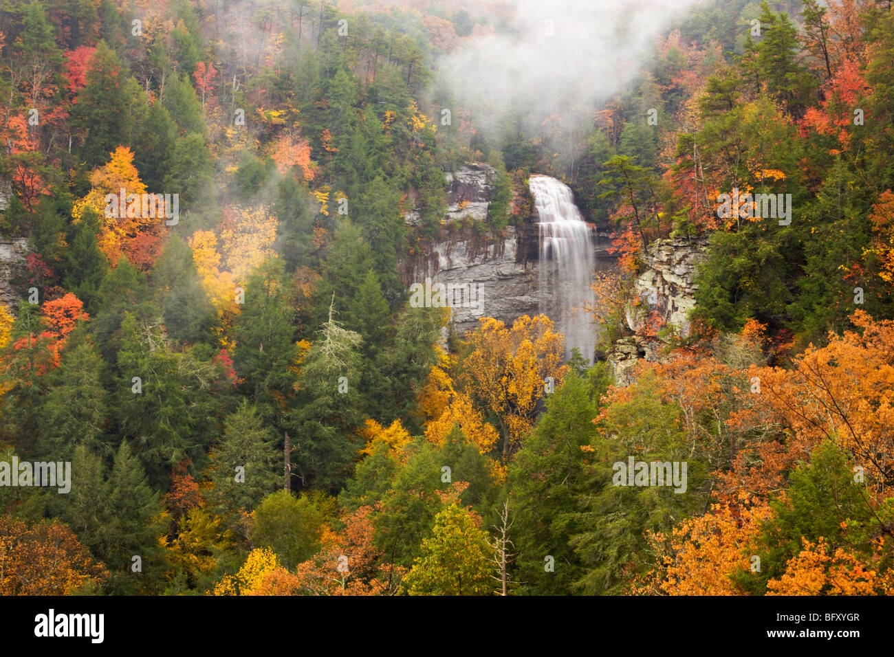 The Great Falls at Fall Creek Falls State Park, Tennessee Stock Photo ...