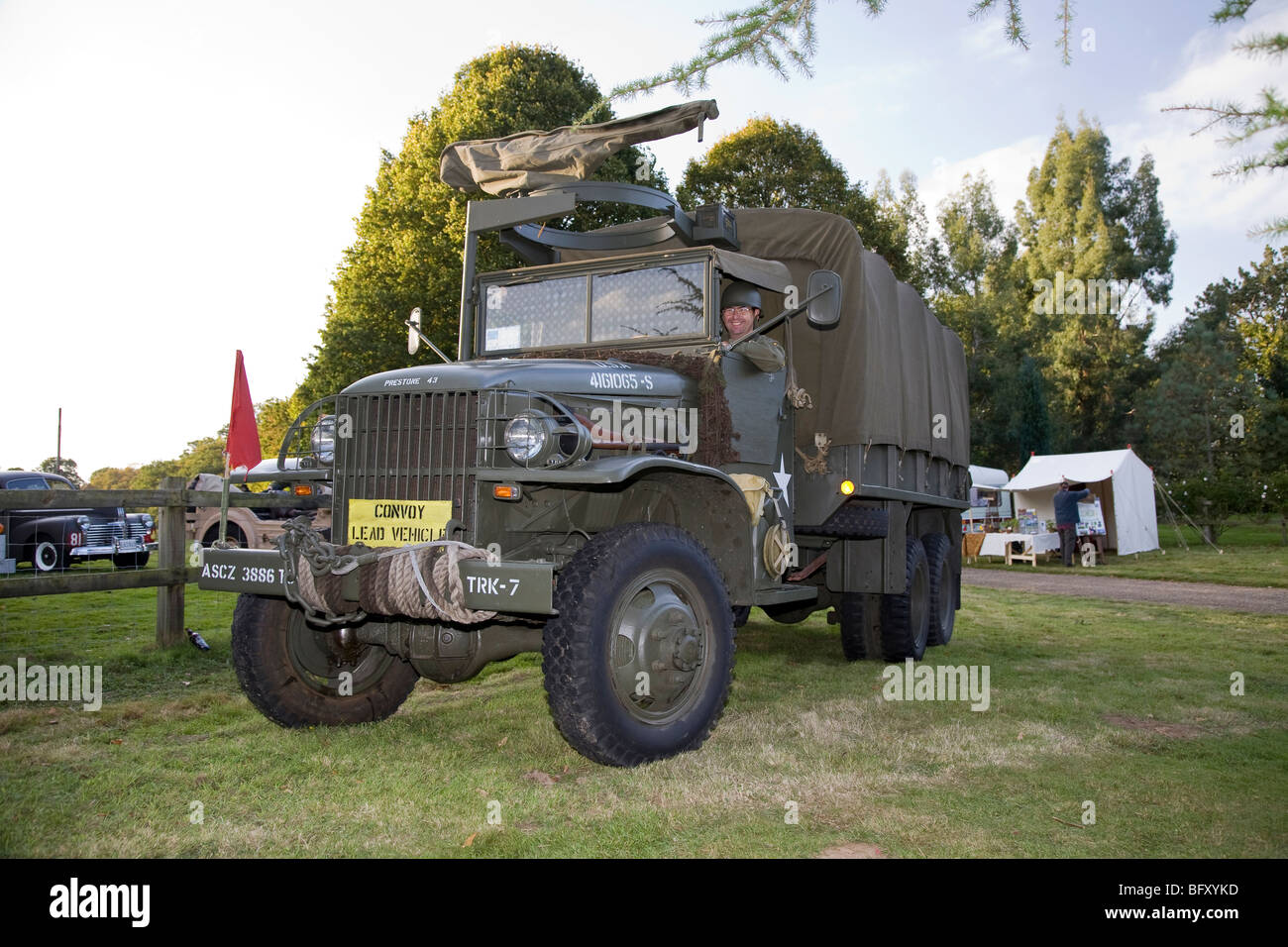 Hugh Saunders' US Studebaker 6x6 army truck exhibited at Mannington ...