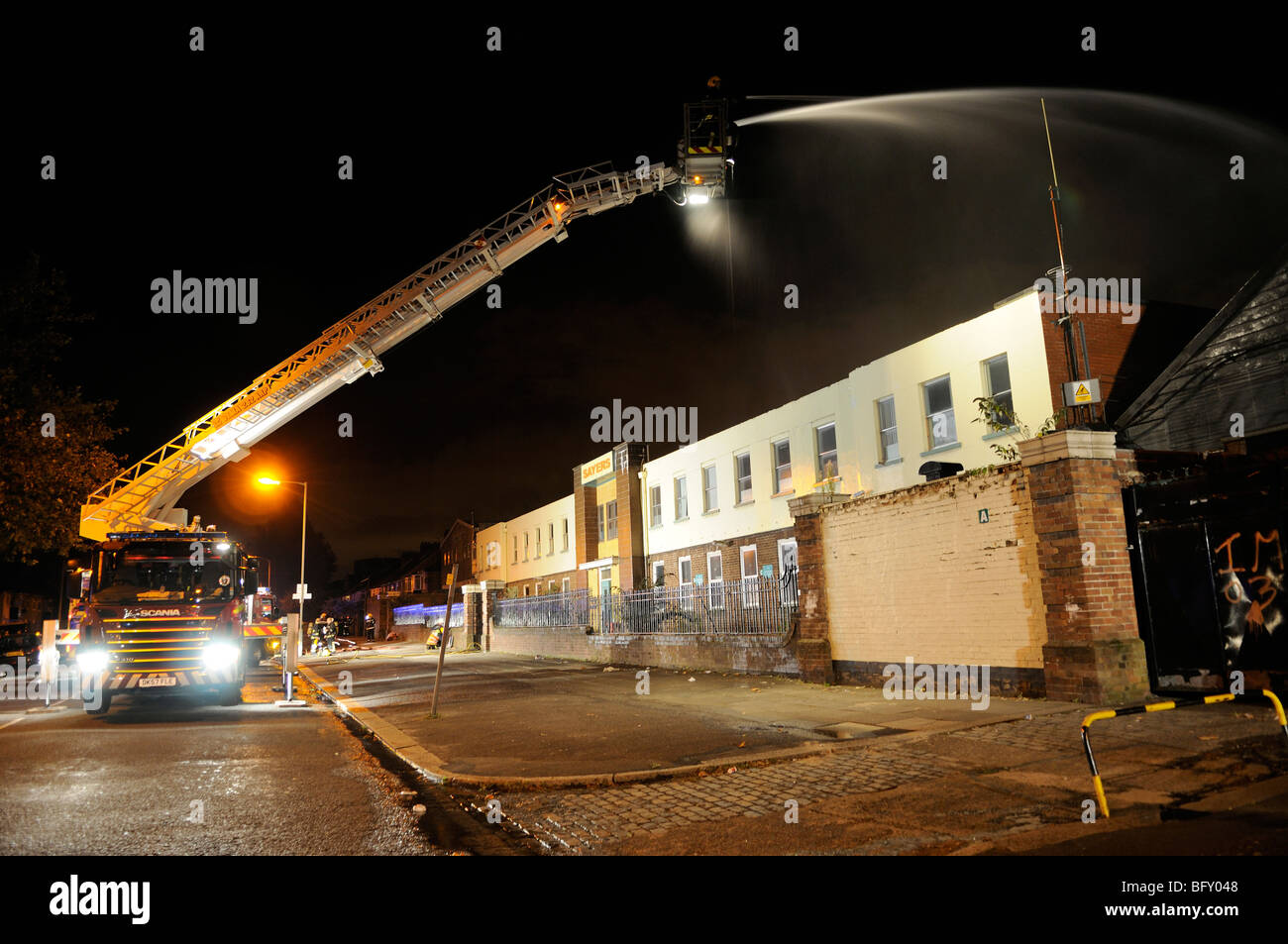 Factory on fire hi-res stock photography and images - Alamy