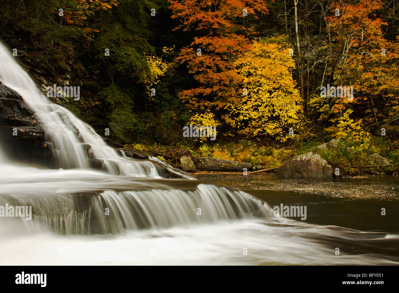 Cane Creek Falls at Fall Creek Falls State Park, Tennessee Stock Photo ...