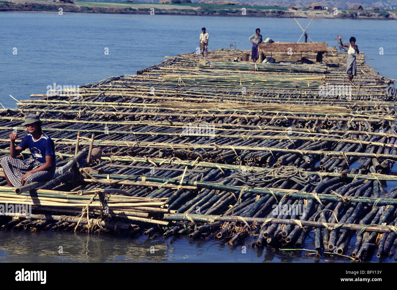 Myanma wood timber boat hi-res stock photography and images - Alamy
