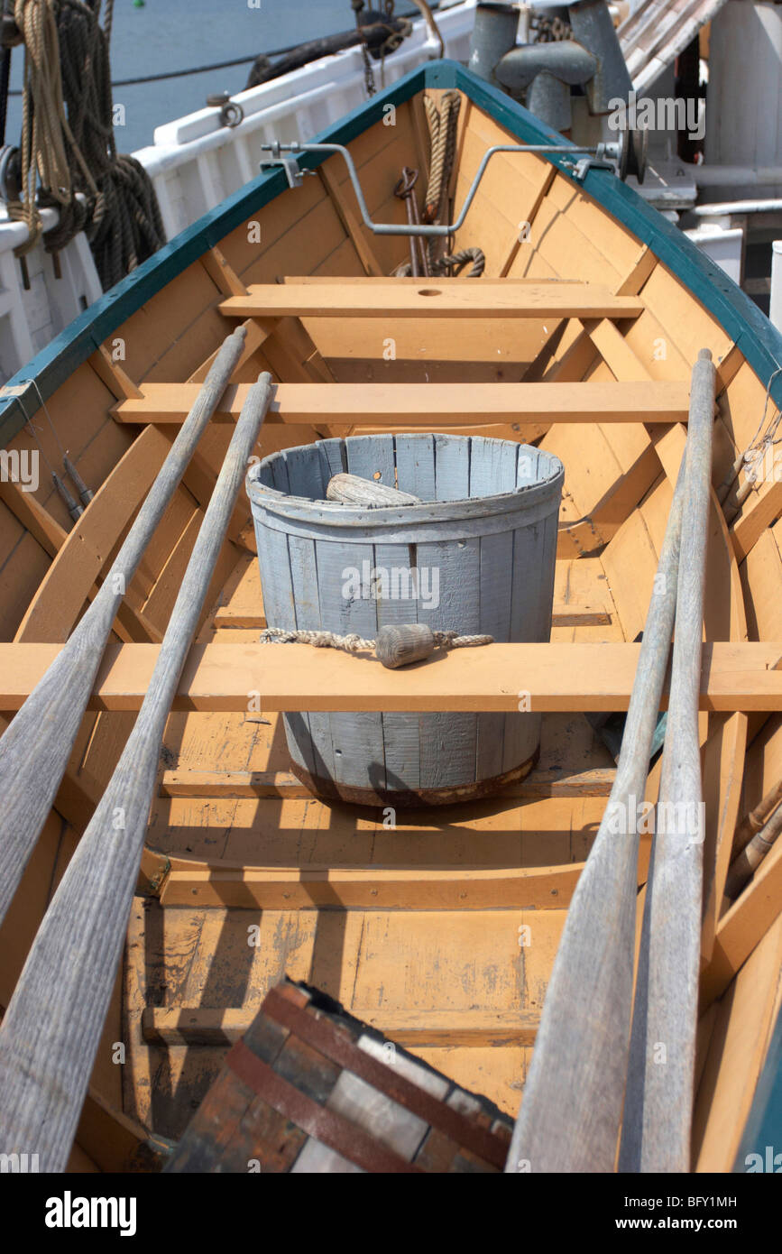A small whaling boat on a full rigged sailing ship Stock Photo - Alamy
