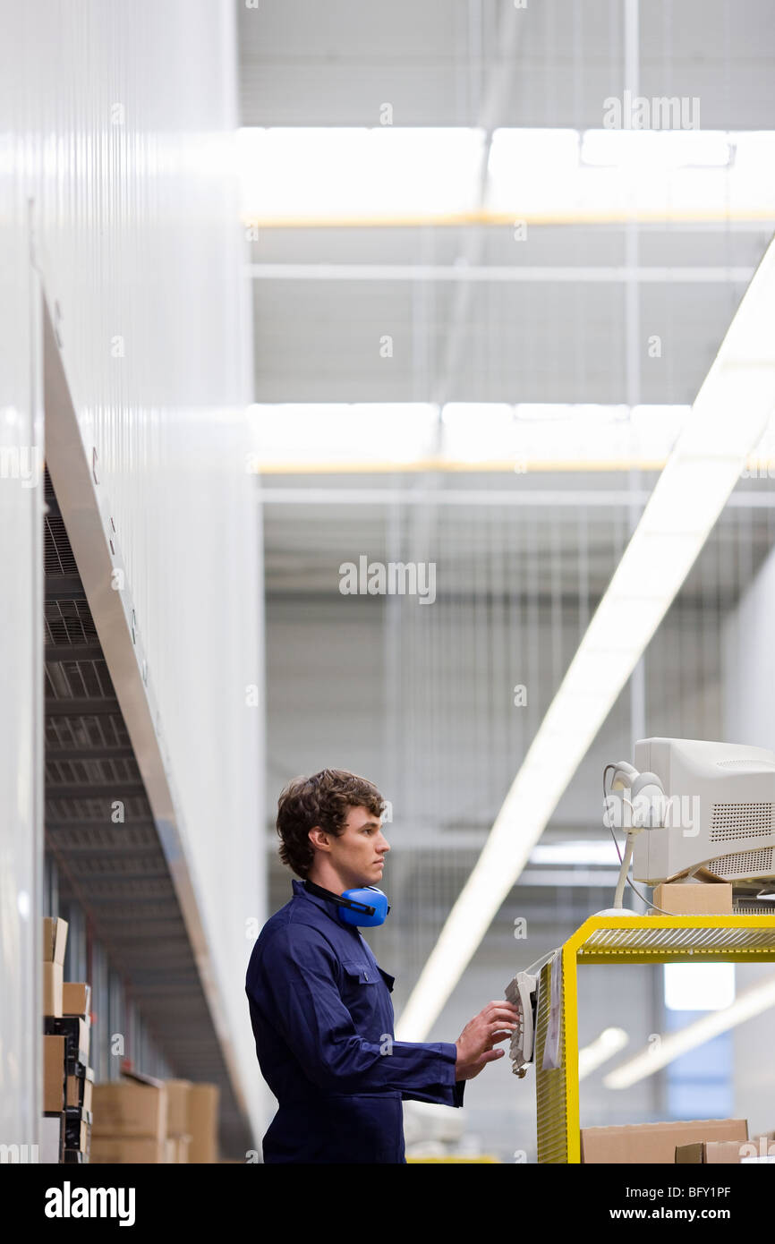 workman at workplace Stock Photo - Alamy