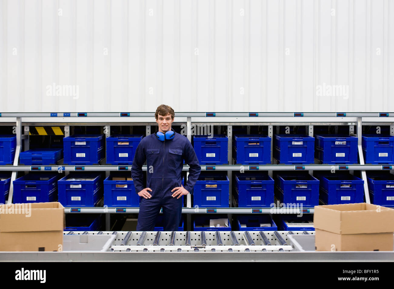 workman at workplace Stock Photo - Alamy