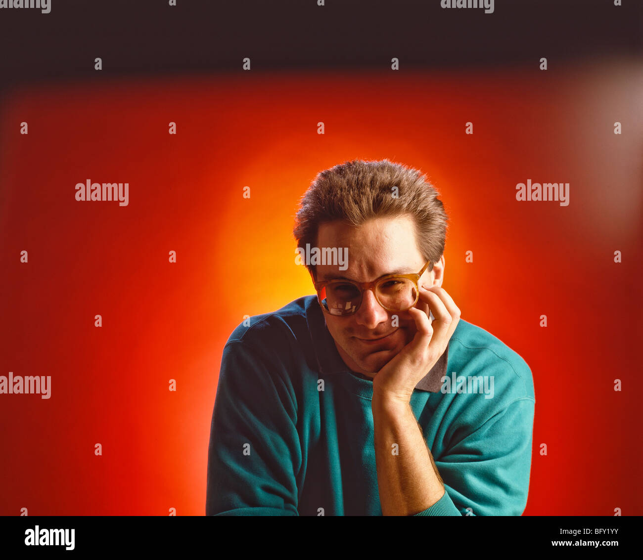 Rest chin in hand hi-res stock photography and images - Alamy