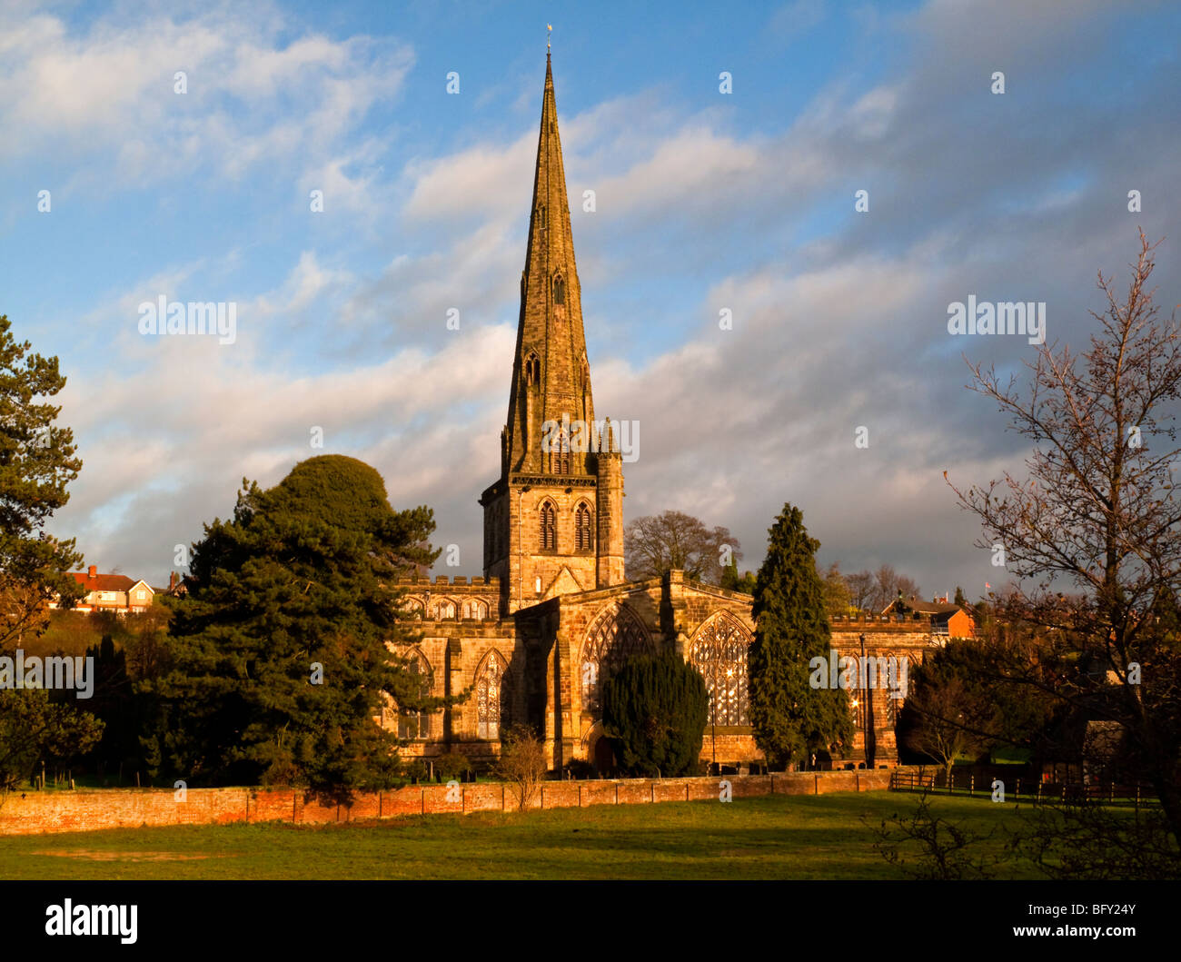 Ashbourne church derbyshire hi-res stock photography and images - Alamy