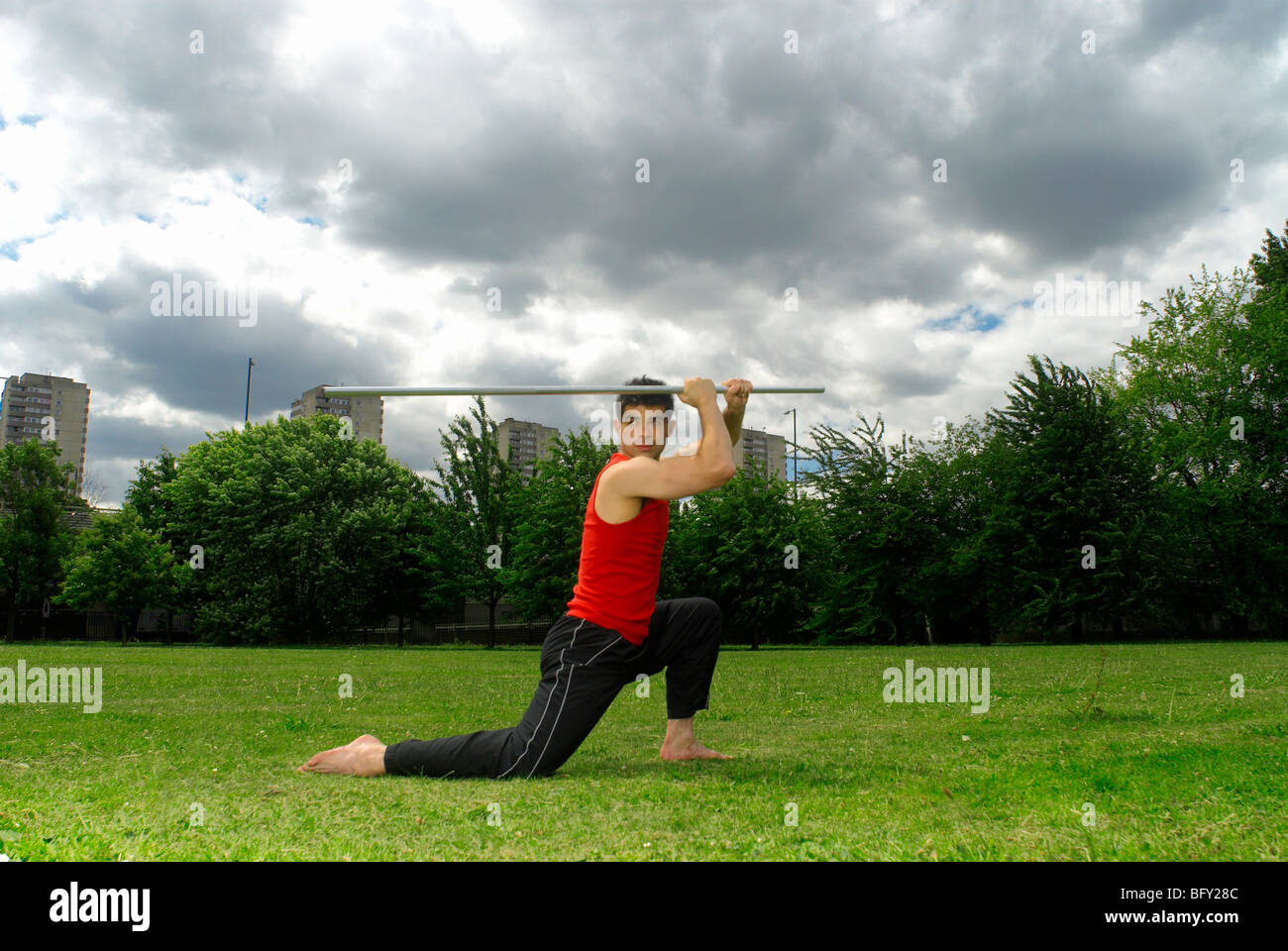 Kneeling bow hi-res stock photography and images - Alamy