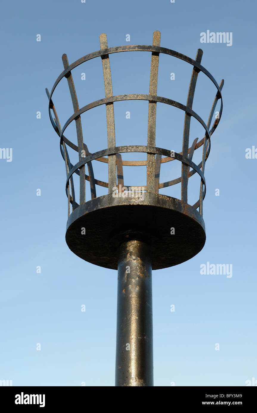 Fire beacons at Kendal Castle in Cumbria Stock Photo - Alamy