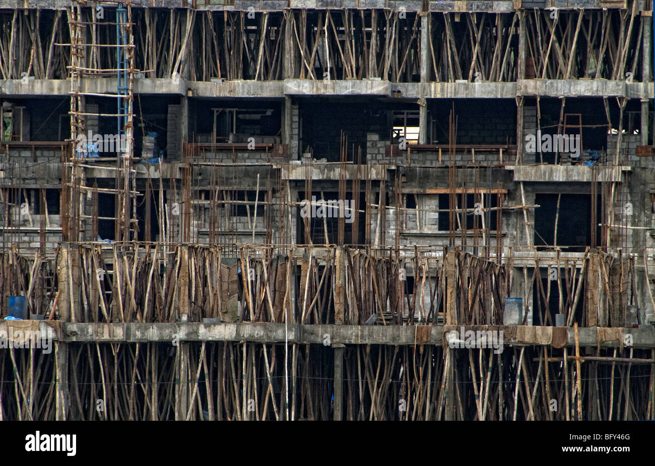 building under construction Puttaparthi India Stock Photo - Alamy