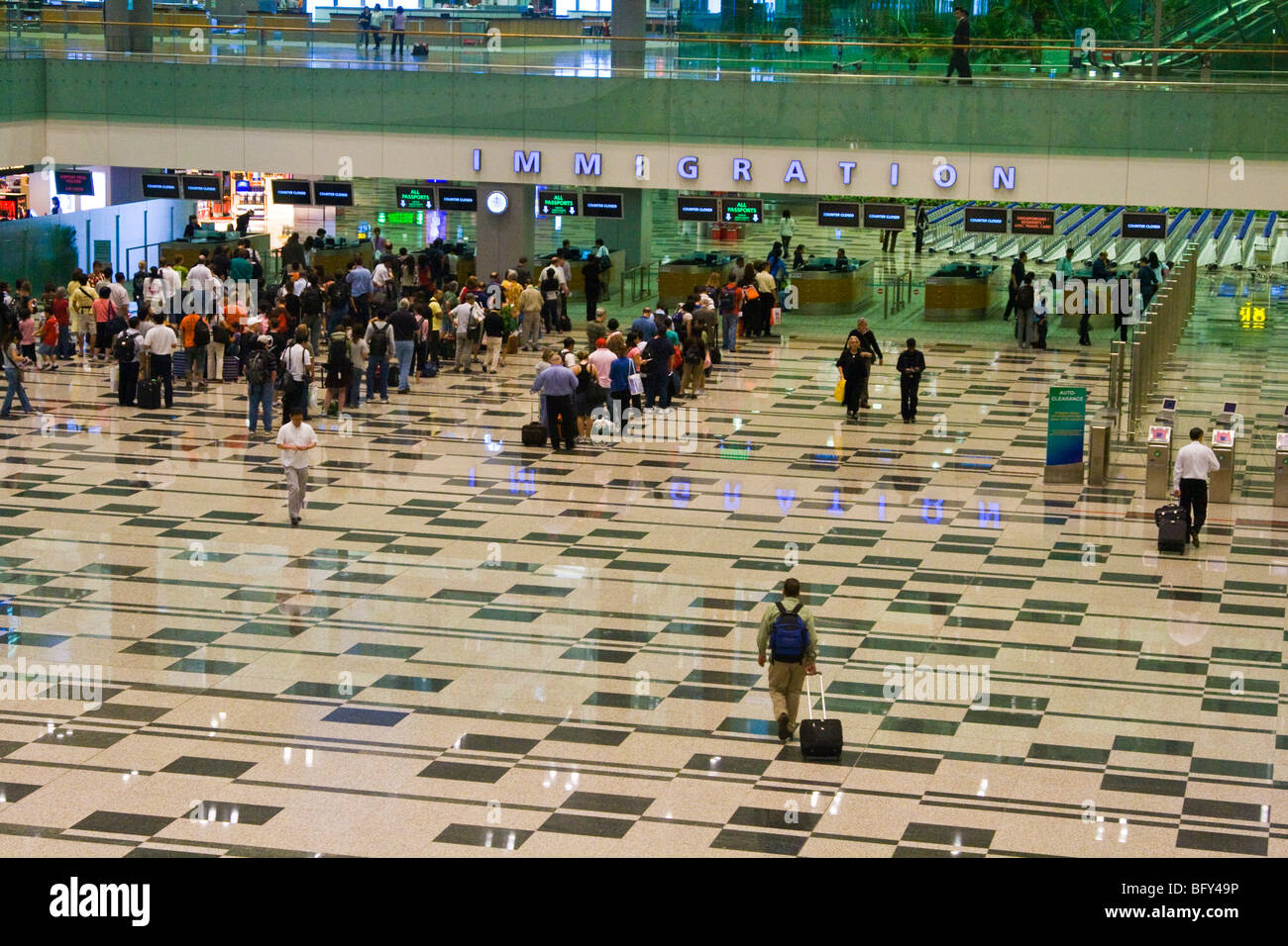 Changi International Airport in Singapore Stock Photo - Alamy