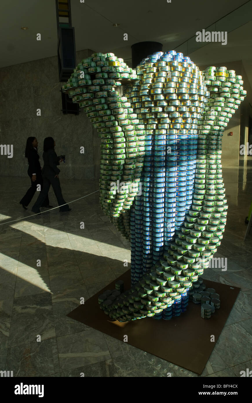 17th Canstruction Design Competition in New York Stock Photo - Alamy