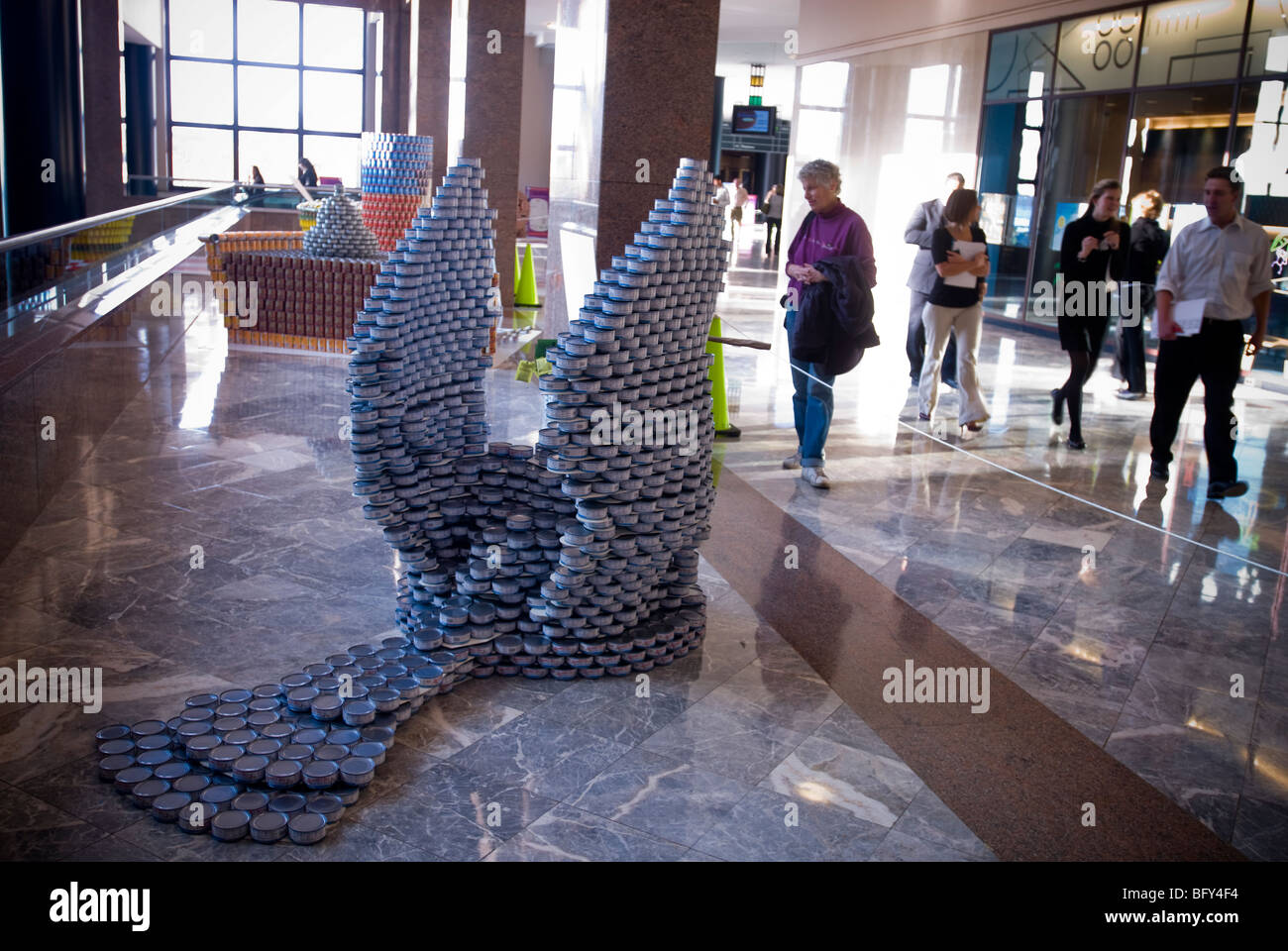 Canstruction hi-res stock photography and images - Alamy