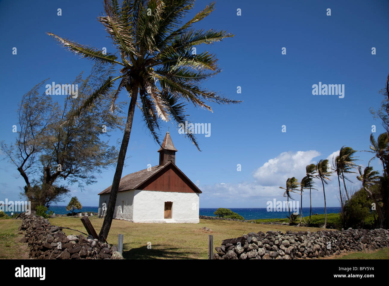 Hui Aloha Church, 1890, Kaupo, Maui Stock Photo - Alamy