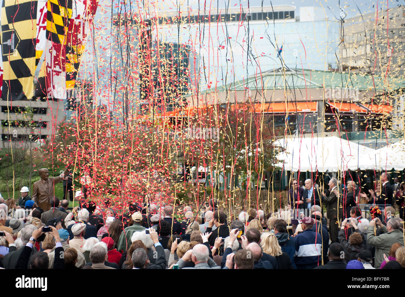 Unveiling of William Donald Schaefer Sculpture at Baltimore Inner ...