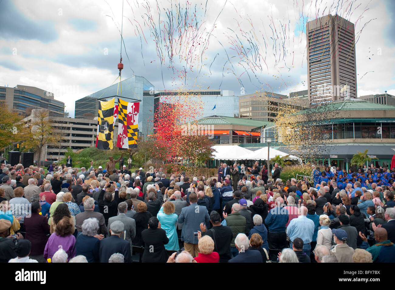 Unveiling of William Donald Schaefer Sculpture at Baltimore Inner ...