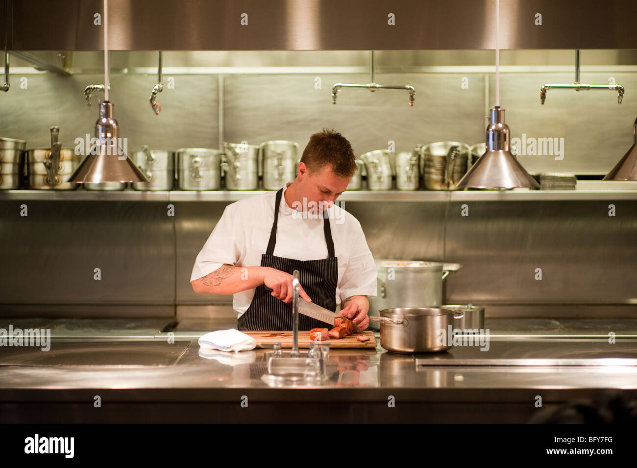 Bryan Voltaggio , Chef, VOLT 228 Market street Frederick MD Stock Photo ...