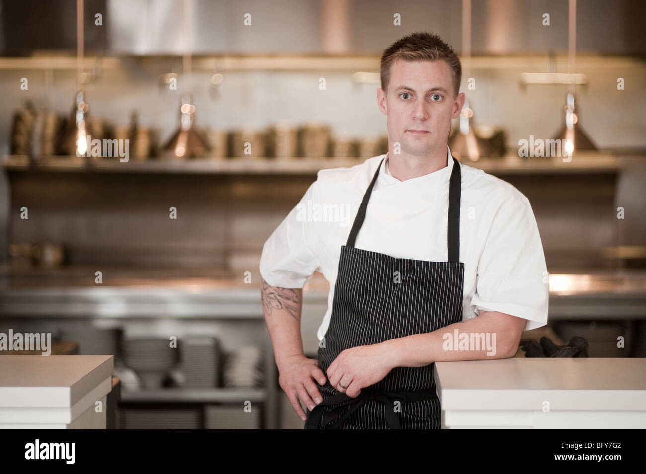 Bryan Voltaggio , Chef, VOLT 228 Market street Frederick MD Stock Photo ...