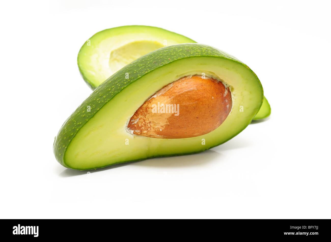 Fresh cut avocado Stock Photo - Alamy