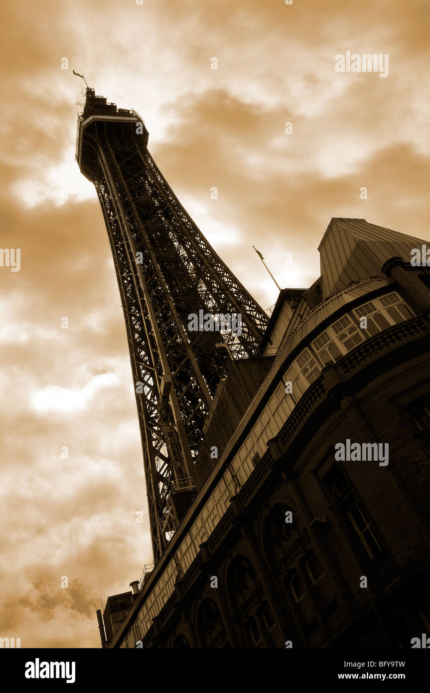 The Tower in Blackpool, UK. Blackpool Tower is a tourist attraction in ...