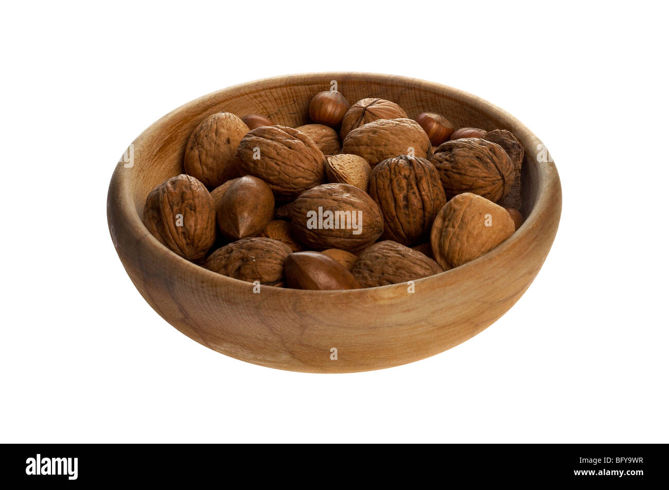Bowl of Nuts Stock Photo - Alamy