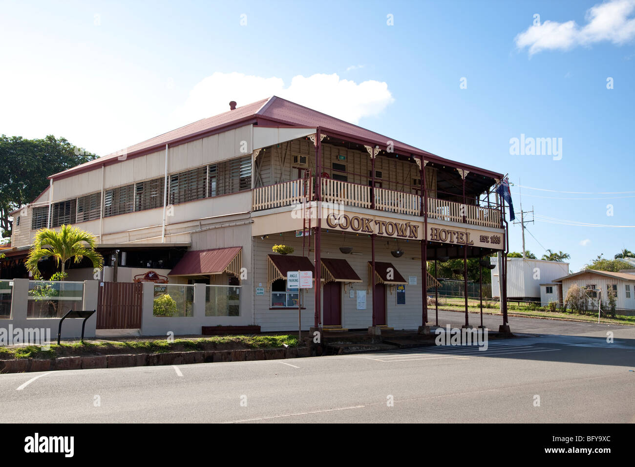 Cooktown Hotel, Cooktown, Queensland, Australia Stock Photo - Alamy