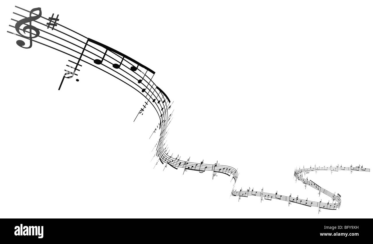 3d music notes Stock Photo - Alamy