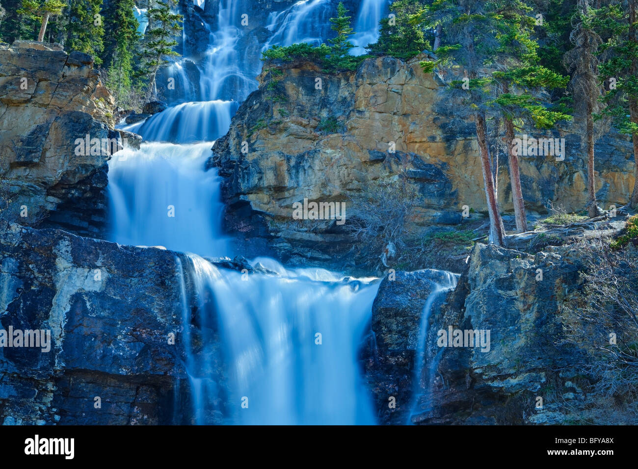 Tangle Falls, Jasper National Park, Alberta, Canada Stock Photo - Alamy