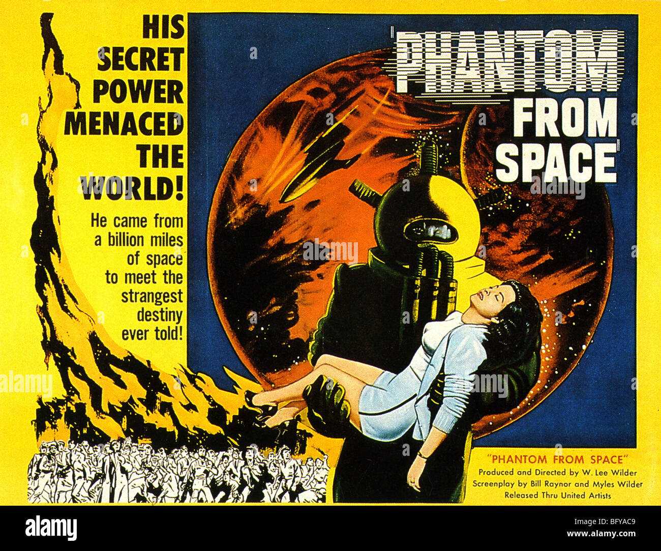 PHANTOM FROM SPACE Poster for 1953 United Artists film Stock Photo - Alamy