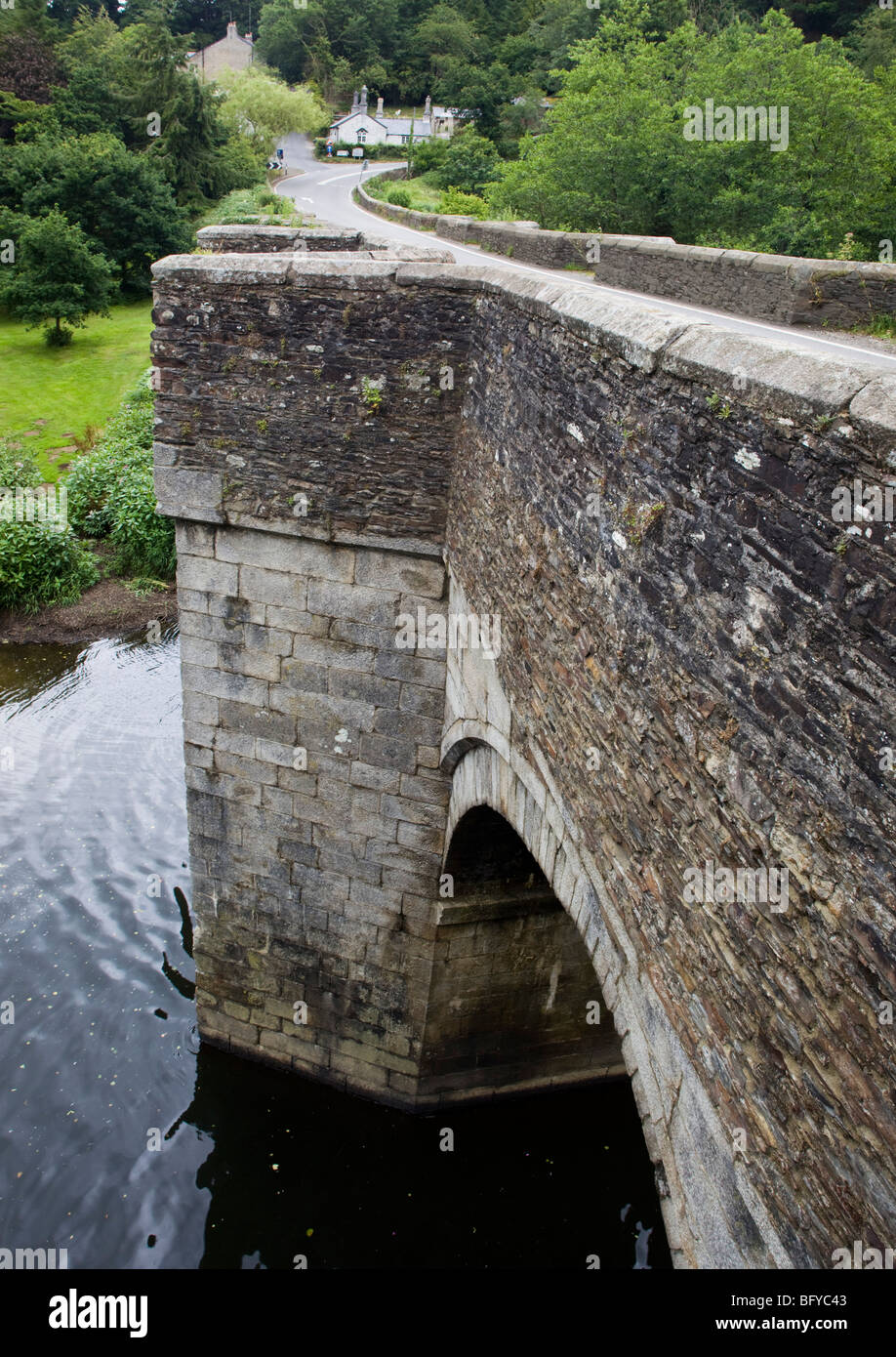 River Tamar; New Bridge near Gunnislake; Cornwall Stock Photo - Alamy