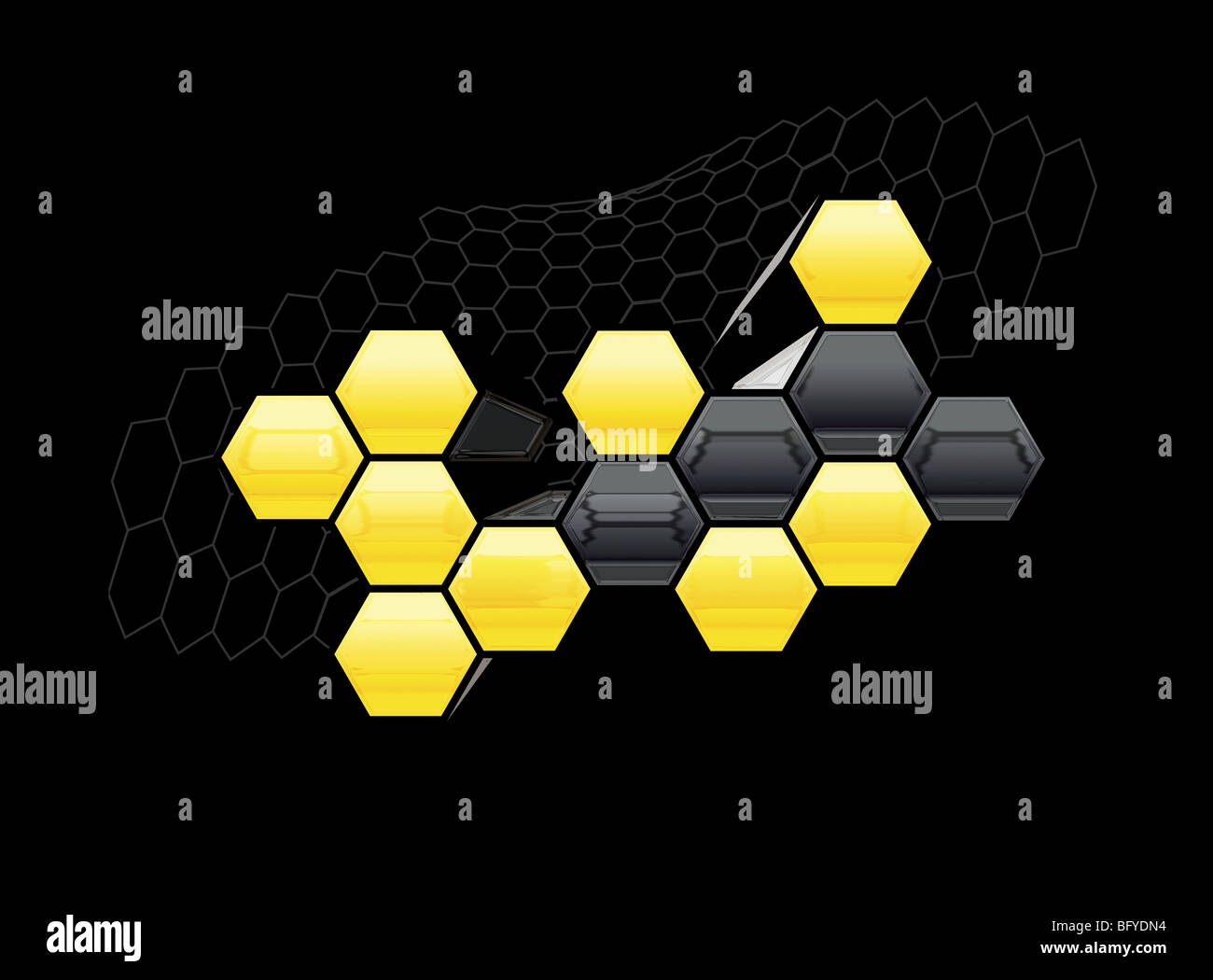 Honeycomb Graphic High Resolution Stock Photography and Images - Alamy