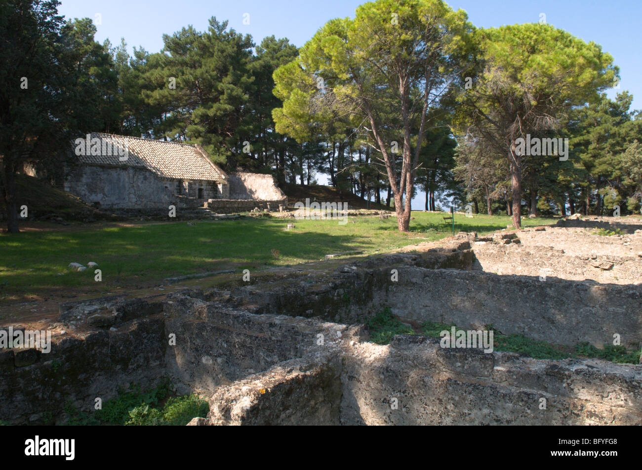 View from barracks of British rule, 1809 - 64, to gunpowder store ...